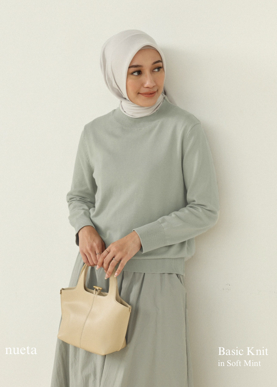 Basic Knit Soft Mint | IDR 179.100 | Nueta