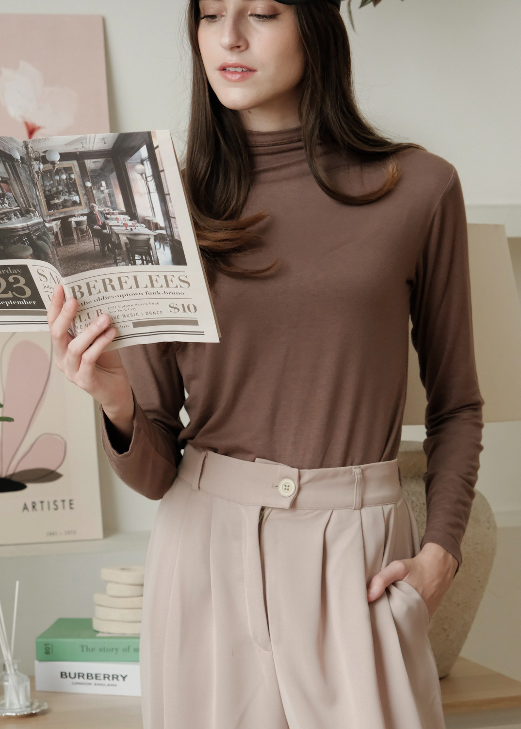 Turtleneck Innerwear Mocca | IDR 129.000 | Nueta